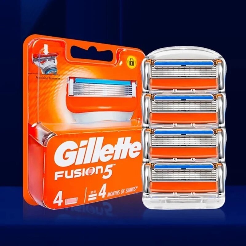 Лезвия для бритвы Gillette Fusion 5 4pcs
