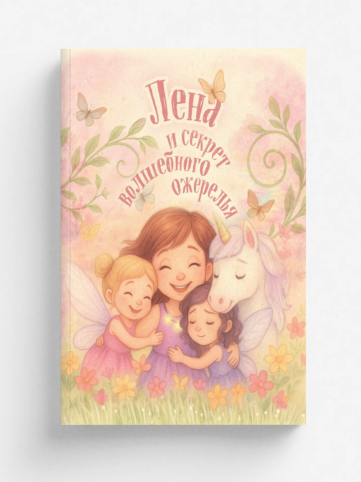 Лена и секрет волшебного ожерелья. Именная книга для девочек с заданиями