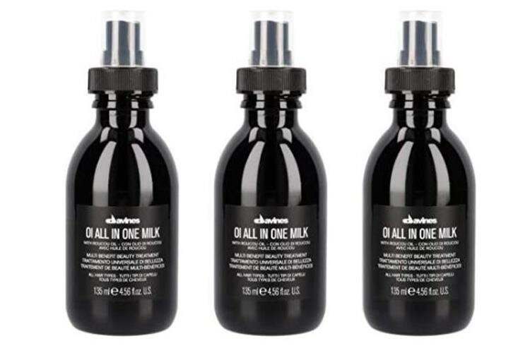 Уходовое молочко унисекс DAVINES OI All In One Milk разглаживающее восстанавливающее, 135ml*3