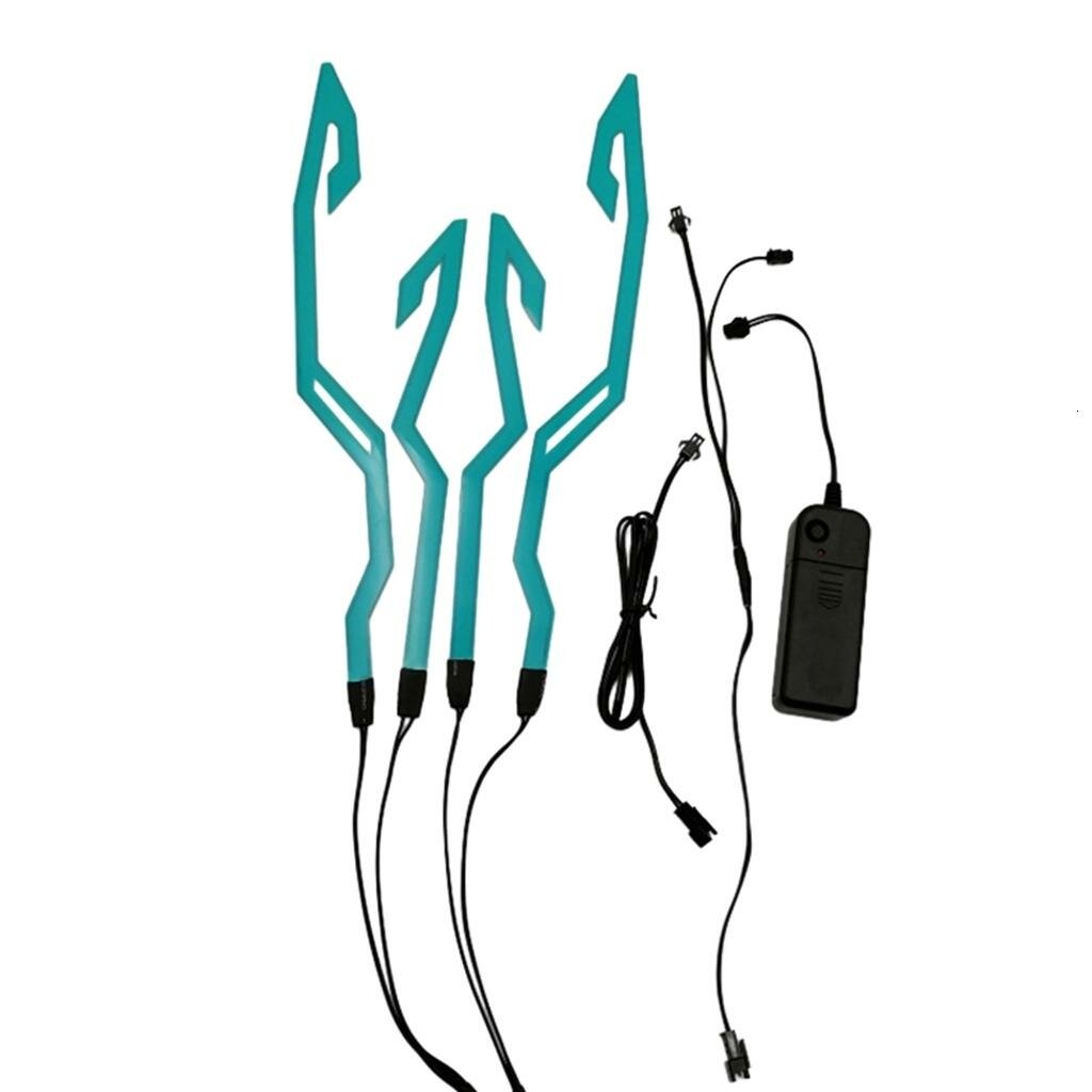 Светодиодная сигнальная лента для шлема, Светло-голубой