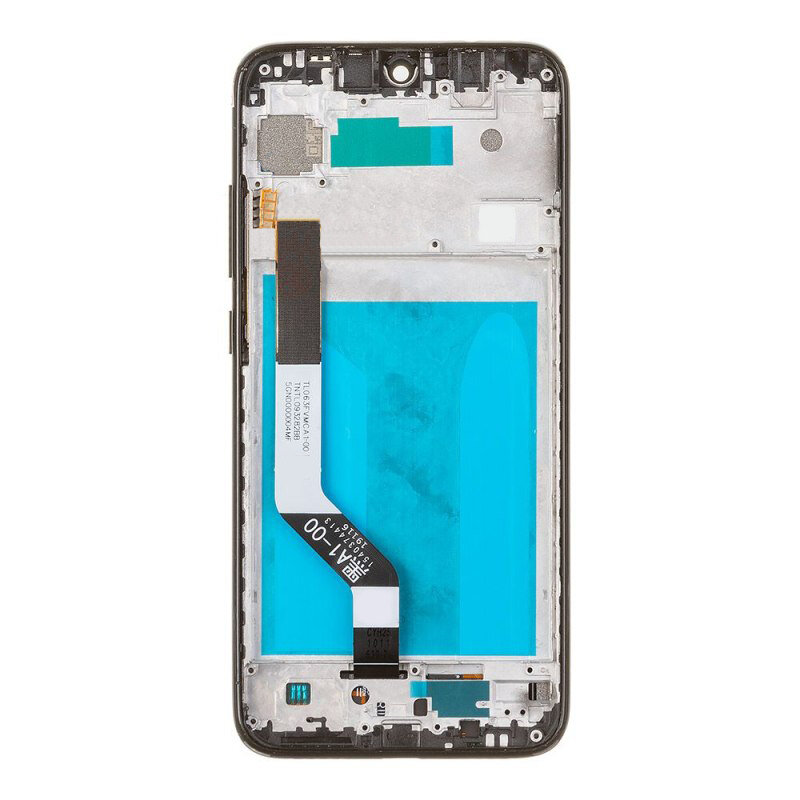 Дисплей (экран) в сборе с тачскрином для Xiaomi Redmi Note 7, Redmi Note 7S черный с рамкой (Premium LCD) / 2340x1080
