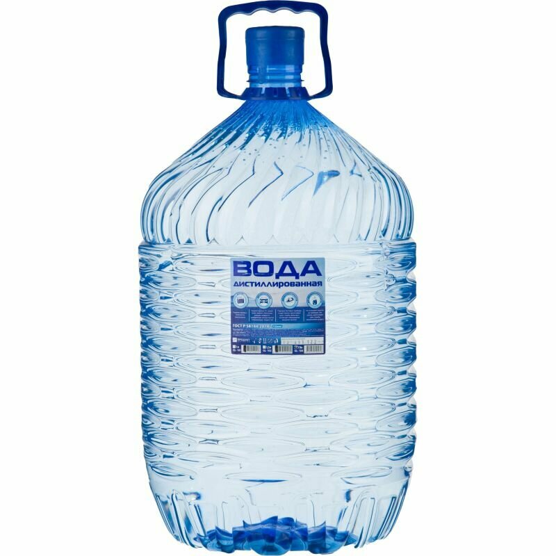 Вода дистиллированная Glanz GL-104, 19 л