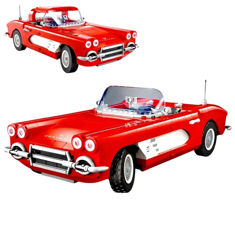 Конструктор Техник набор "Кабриолет Корвет C1" 1210 деталей, спортивная машина technology