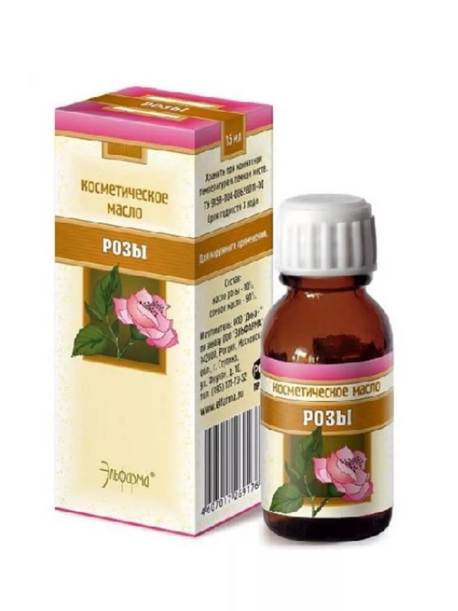 Elfarma масло розы косметическое 15 мл