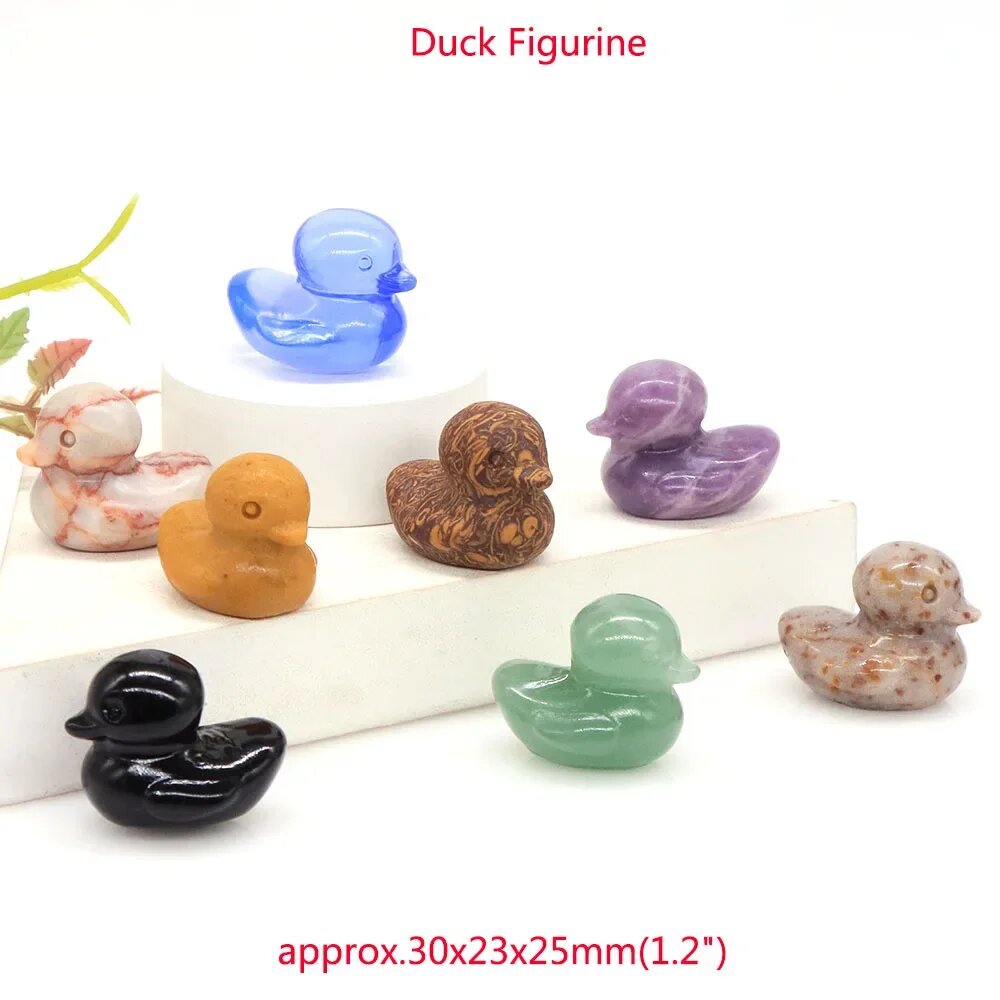 Фигурки животных из камня Random 1pcs, Duck Figurine