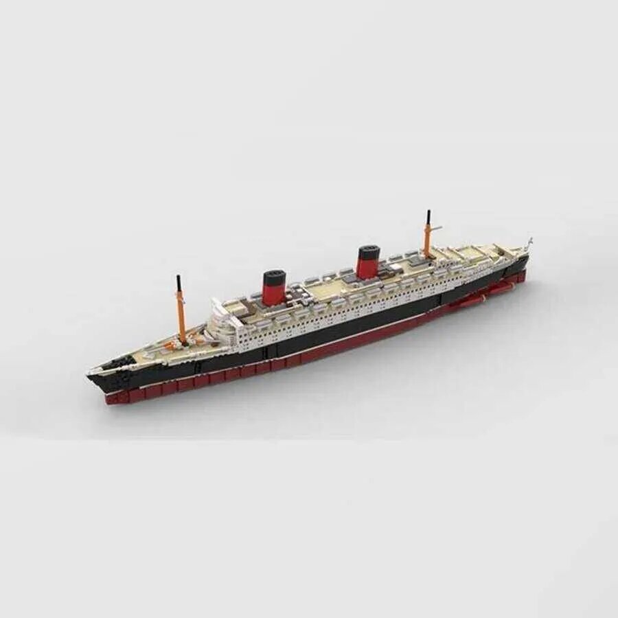 MOC Классический океанский лайнер строительные блоки для детей 14+