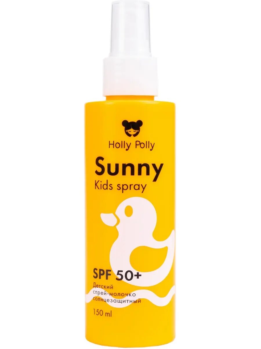 Holly Polly Sunny Детский солнцезащитный спрей, 3+, SPF50, с