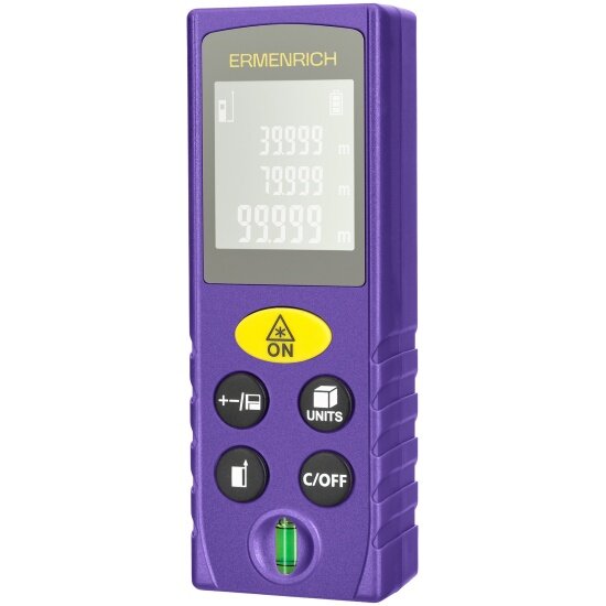 Лазерная рулетка Ermenrich Reel PLUS GK40, фиолетовый
