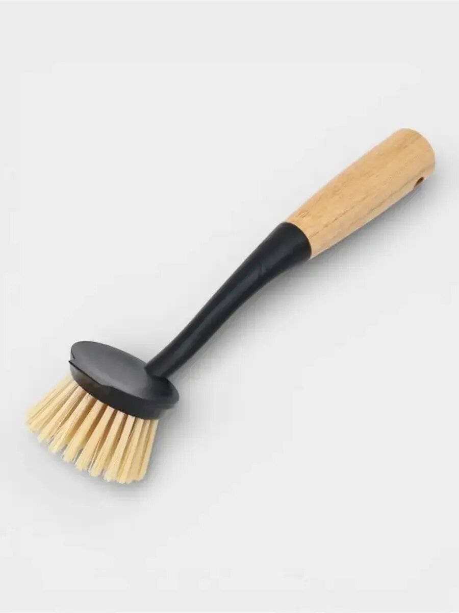 Эффективная деревянная щетка для посуды