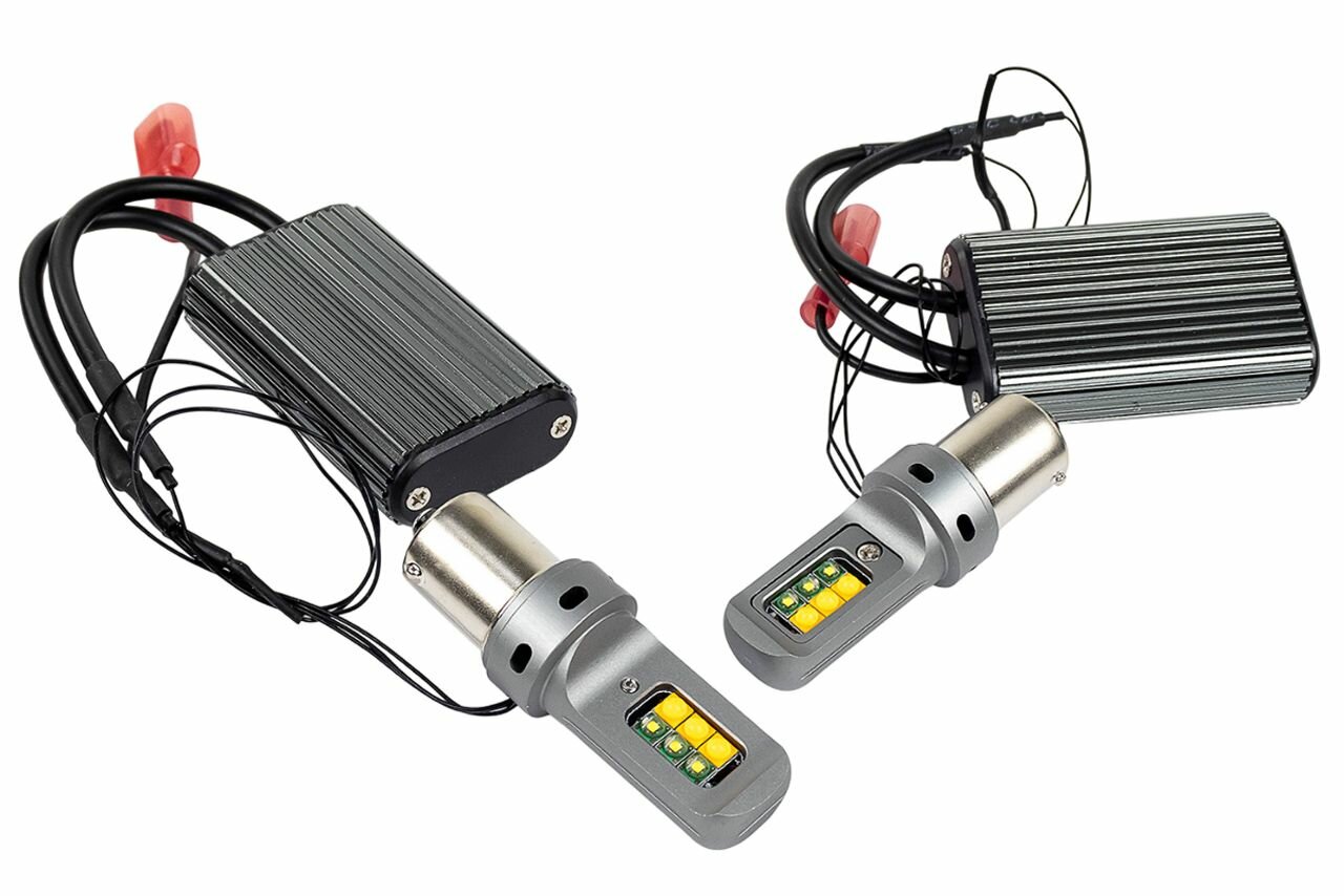 Светодиодные лампы с цоколем 1156 (P21W) с обманкой для стоп-сигналов с функцией поворотника