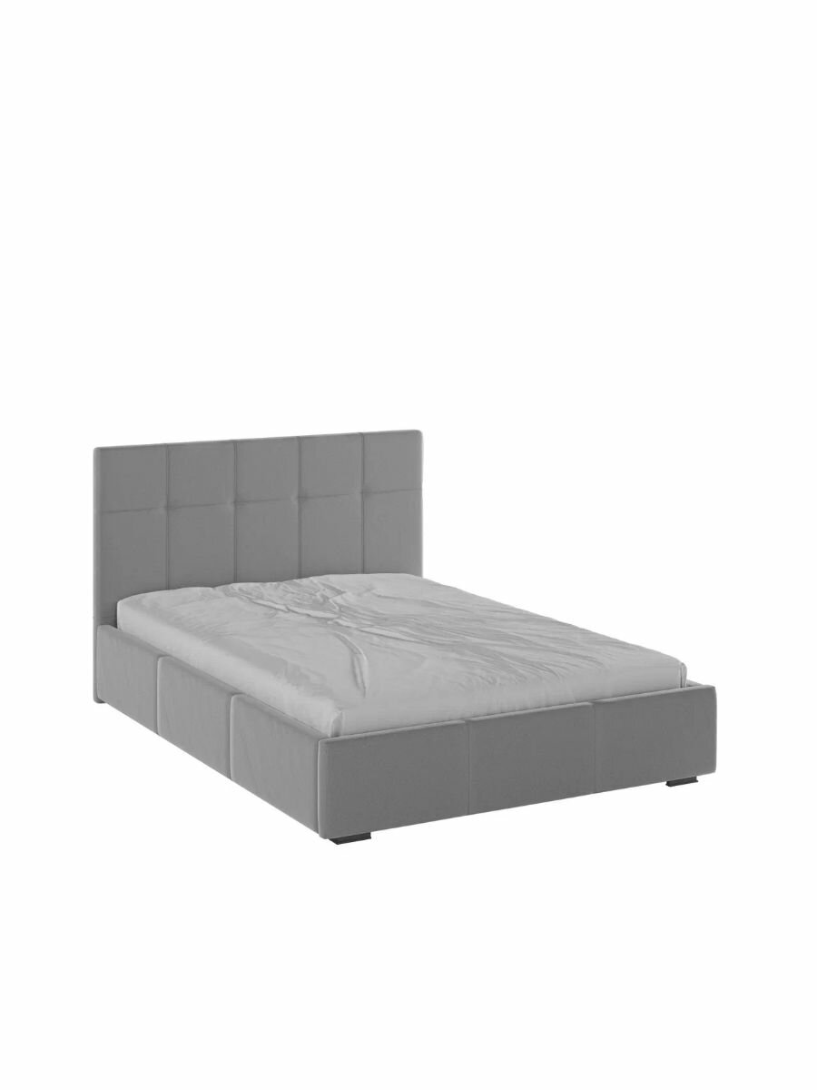 Домани, кровать интерьерная Рио, 1,4 м, с подъемным механизмом,1560х1050х2230, Светло-серый