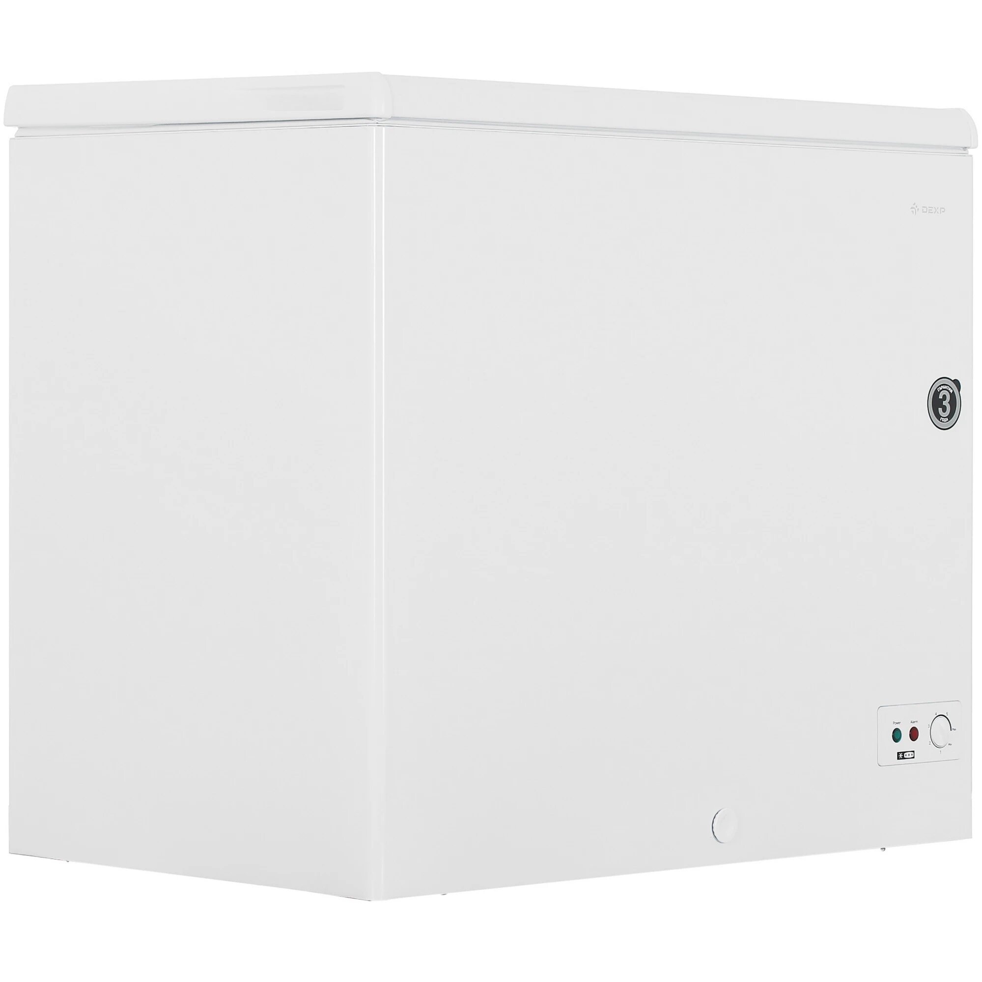 Морозильный ларь DEXP "C2-25AHR", белый, напольное расположение