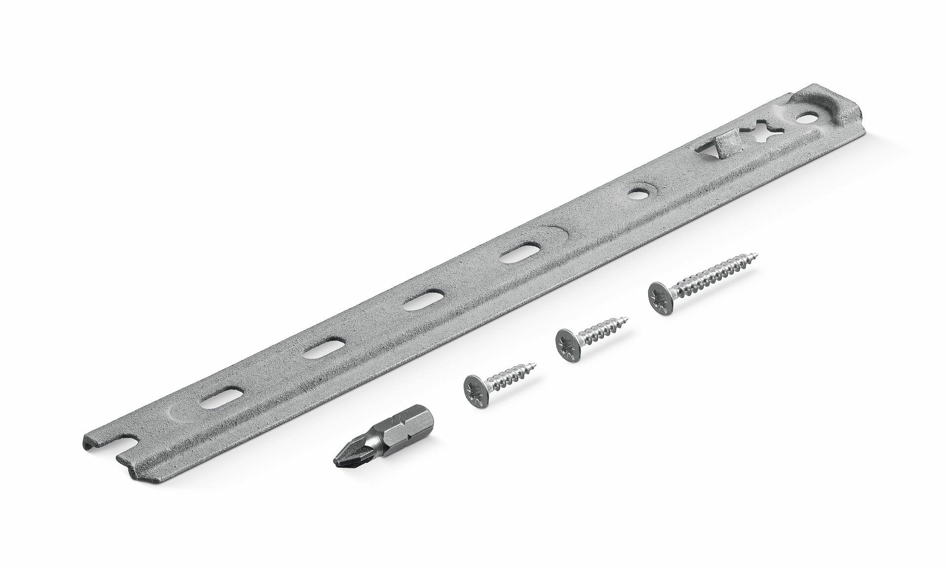 ЗУБР Планка-Волна Антиблик 190 мм, крепеж для фасадной и террасной доски, термодиф. покрытие, с саморезами и битой, 50 шт, Профессионал (307031-190)