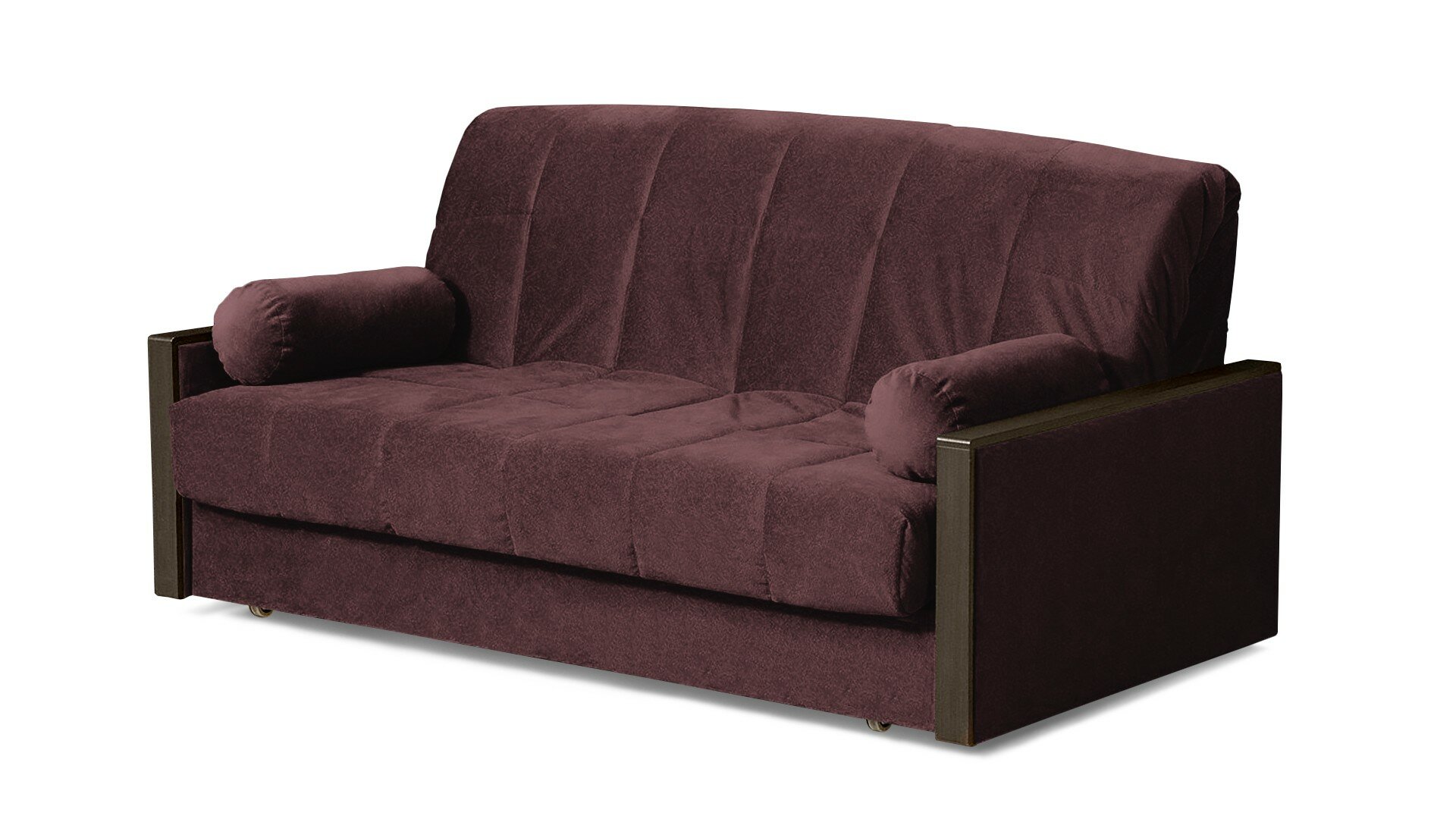 Диван Милена Лайт Velutto 15 NEW 148x105x88 см, бордовый Велютто, аккордеон GOODFORM