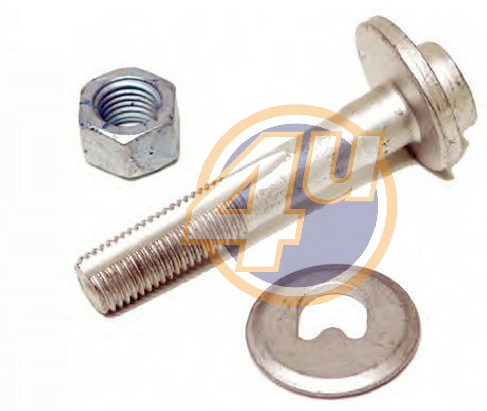 Болт эксцентриковый задней подвески 4U MR-R-22325 Mer W124, 140, 201, 202, 210, R129, R170 83- с шайбами и гайкой