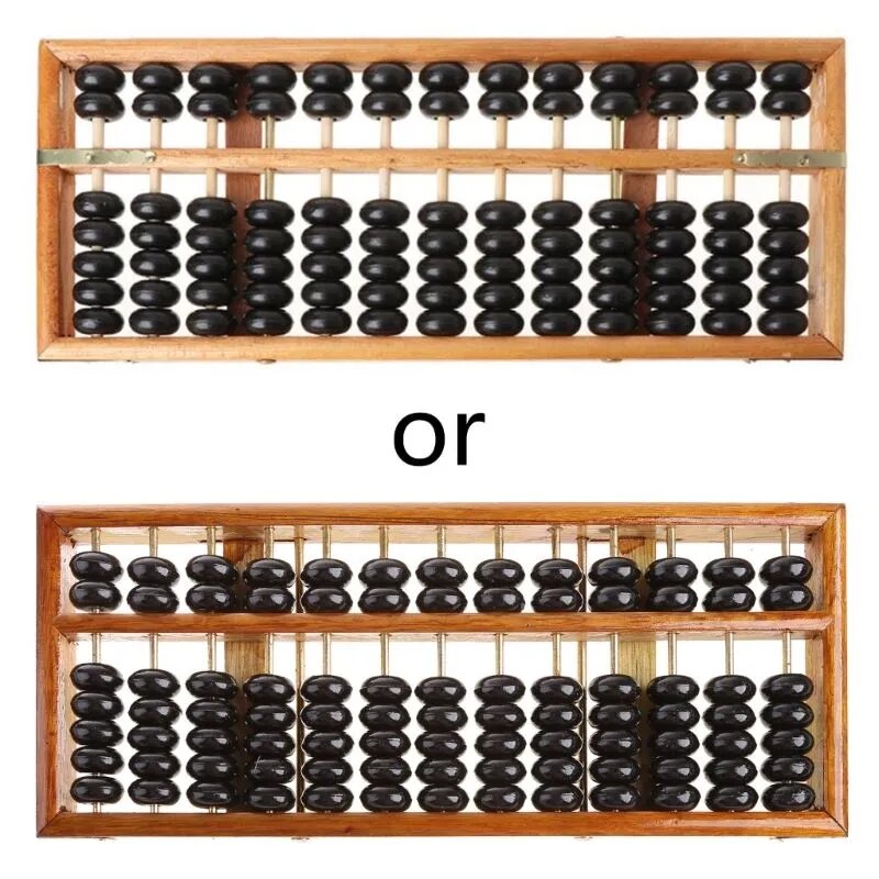 Шт.) Старинные счеты, 13 разрядов, 7 костяшек, деревянные счеты для обучения