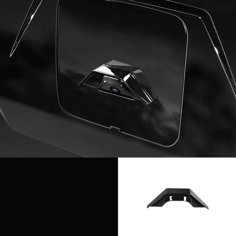 Дождевик для задней камеры, подходит для Jetour Traveller T2 2023 2024 2025, Baked paint black