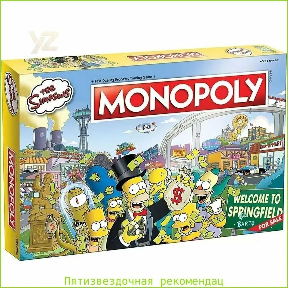 Настольная игра "The Simpsons Монополия классическая" -kg