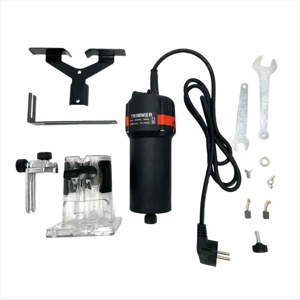 Электрический триммер-фрезер по дереву мощностью 800 Вт с вилкой ЕС