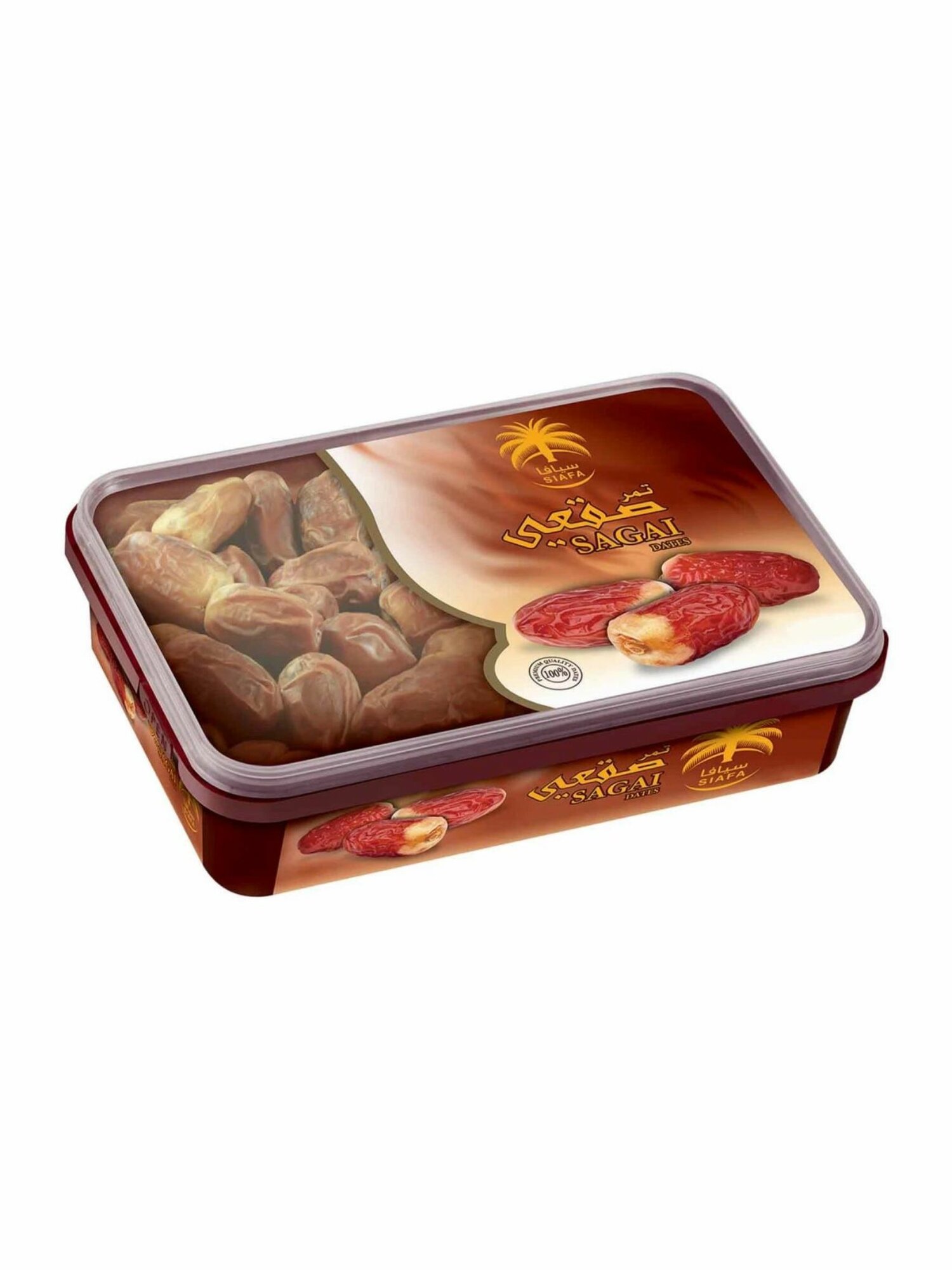 Финики Сагай Siafa с косточкой(с медовыми нотками) - 400 грамм. Свежий урожай 2025г.