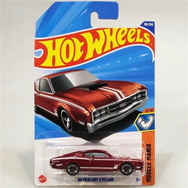 Машинка базовая Hot Wheels 69 Mercury Cyclone красный