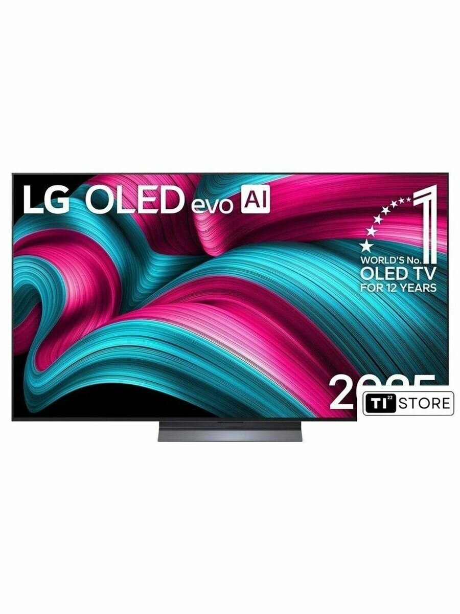 Телевизор LG OLED evo AI C5 OLED65C51LA 2025, 65", 4K Ultra HD, Smart TV, webOS 24, Wi-Fi, Bluetooth, AI Chatbot
