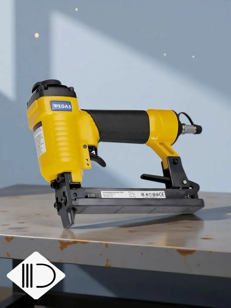 Скобозабивной пистолет Pegas pneumatic 1022J (скоба длина 10-22 мм , ширина 11.2) 1035