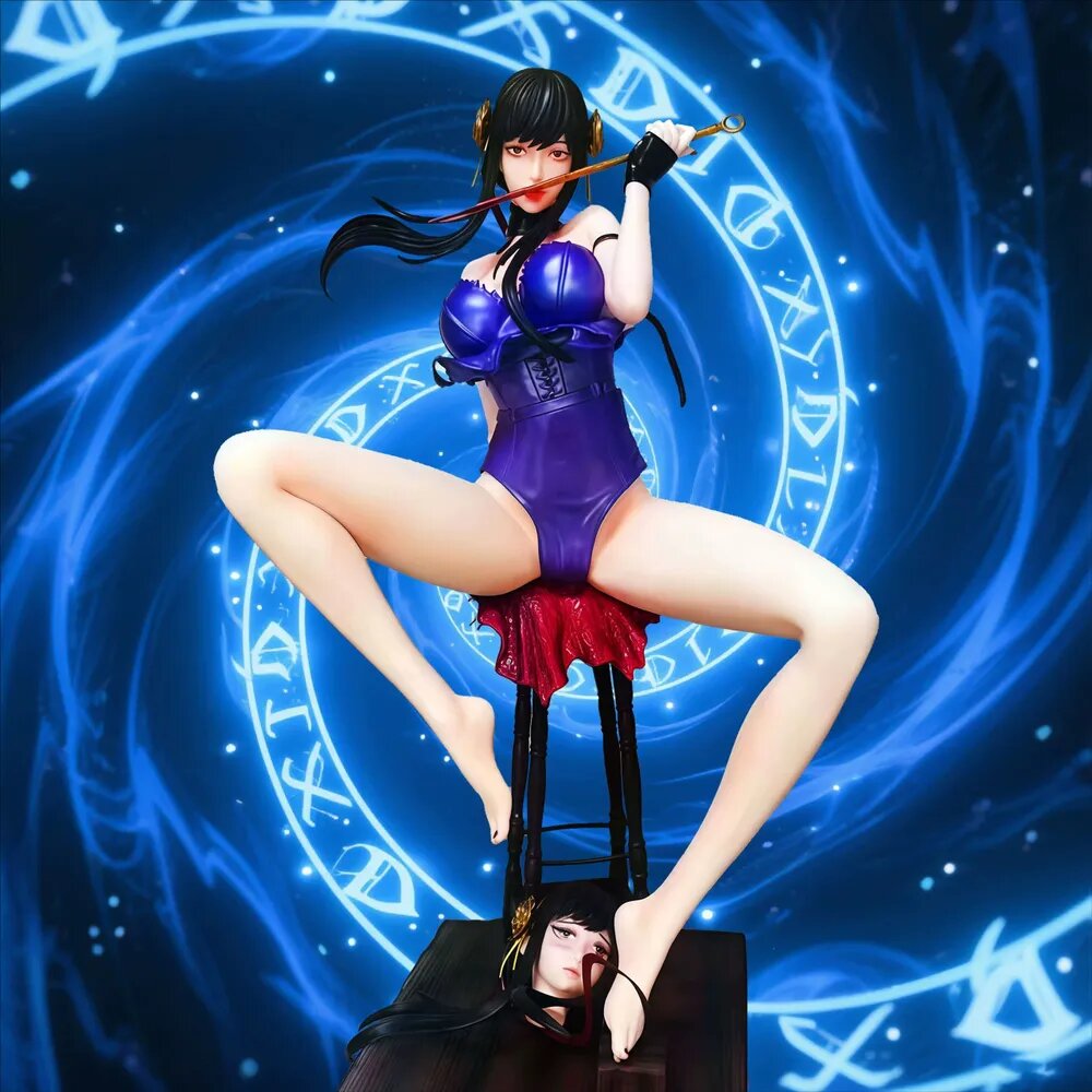 Фигурка аниме 18+ сексуальная девушка (SPYFAMILY Yor Forger Sexy Anime Girl Figure ) 35см-пакет