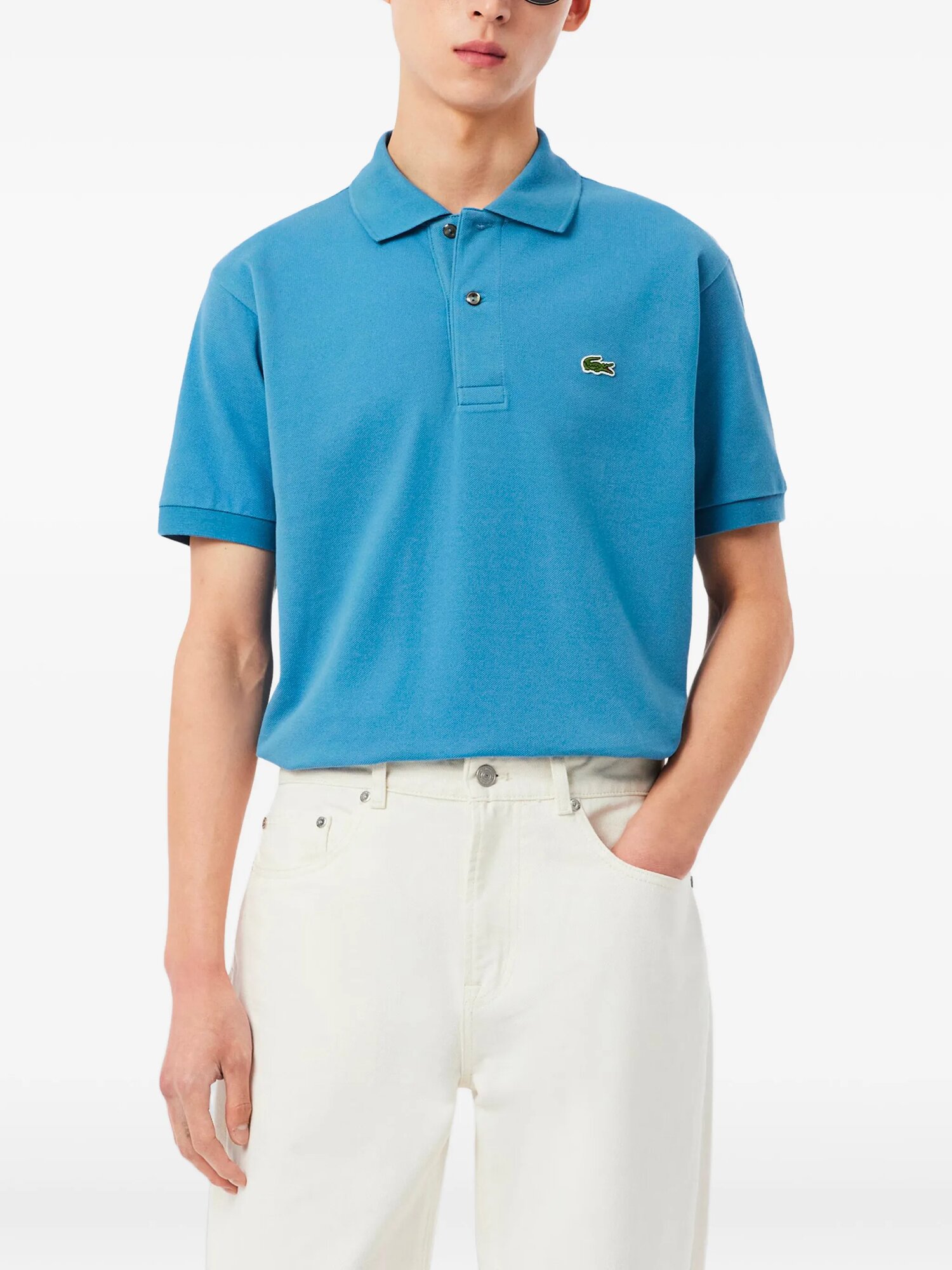 Рубашка LACOSTE, размер XL, синий — фото 1