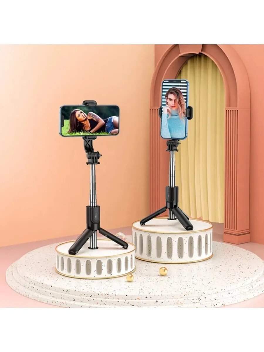 Стильный настольный монопод-трипод для смартфона