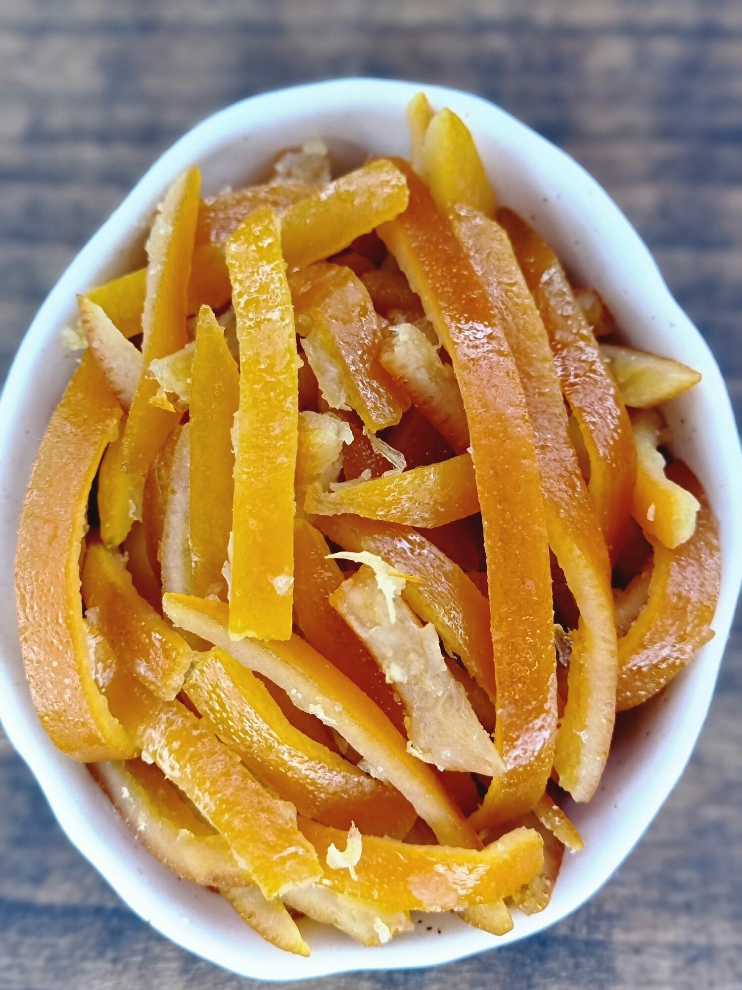 Апельсиновая корочка засахаренные полоски 6х60мм Армения 500гр