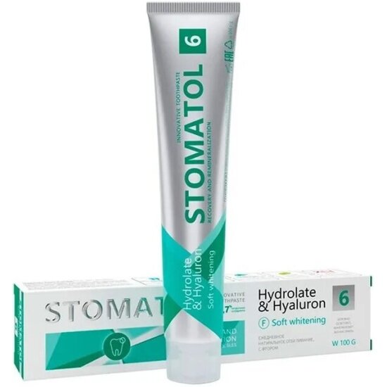 Зубная паста Stomatol 6 Soft Whitening 100 г