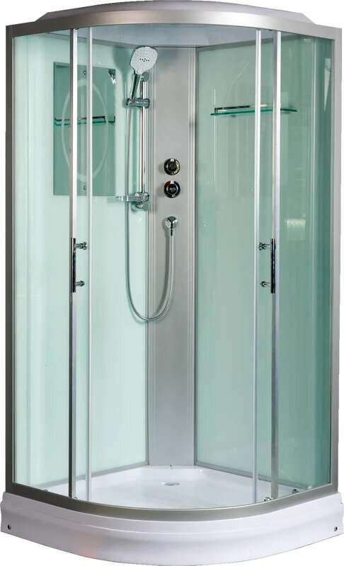 Душевая кабина WeltWasser WW500 Werra 902 90x90 стекла прозрачные, профиль хром