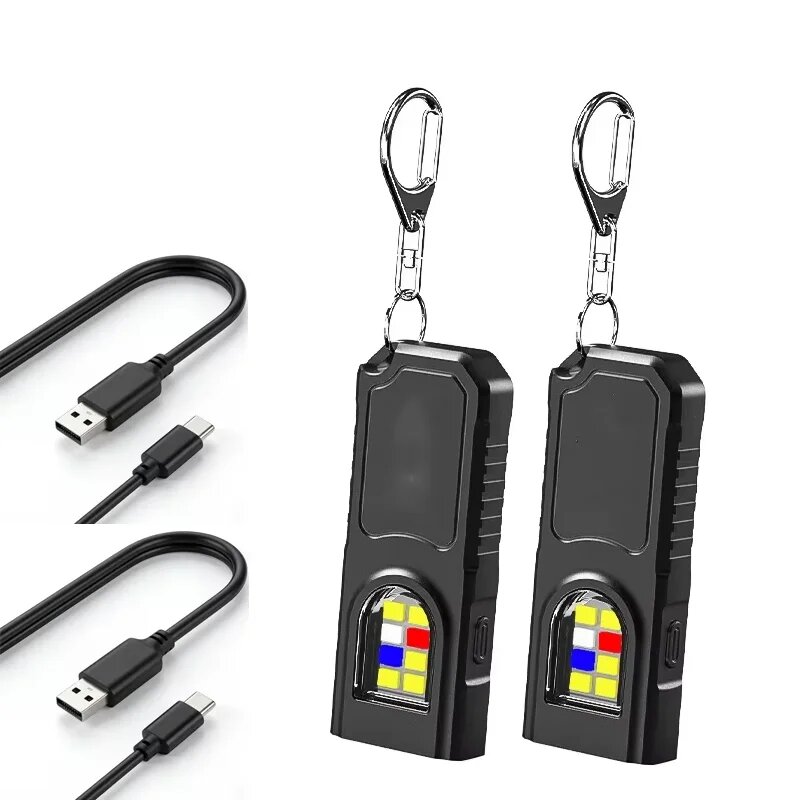 Мини-фонарик COB USB 600 люмен 2PCS