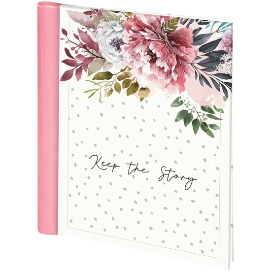 Фотоальбом Brauberg "Blossom", на 20 магнитных листов, 23х28 см, твердая обложка, спираль, 391425