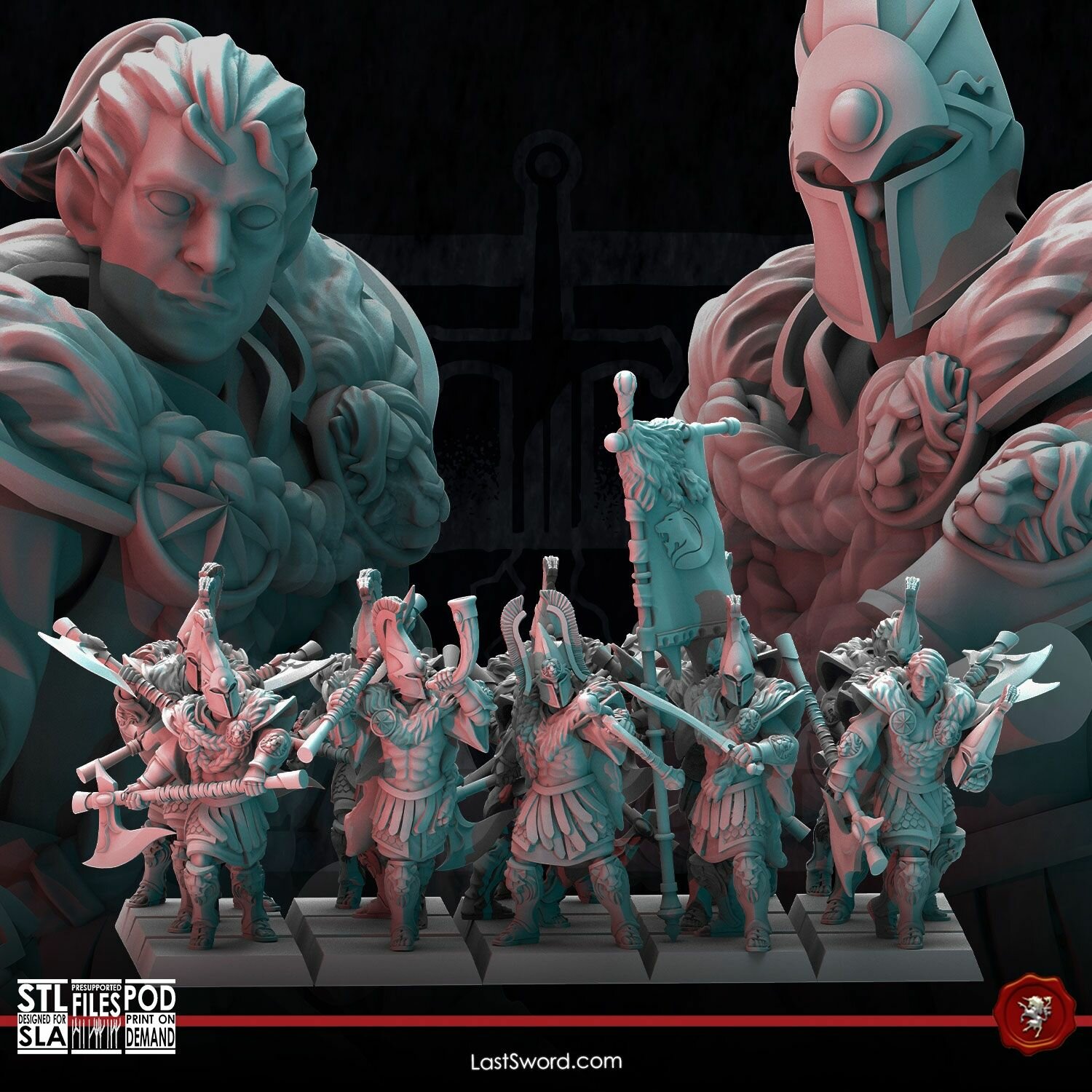 Миниатюра Warhammer High Elves/Lion Guard