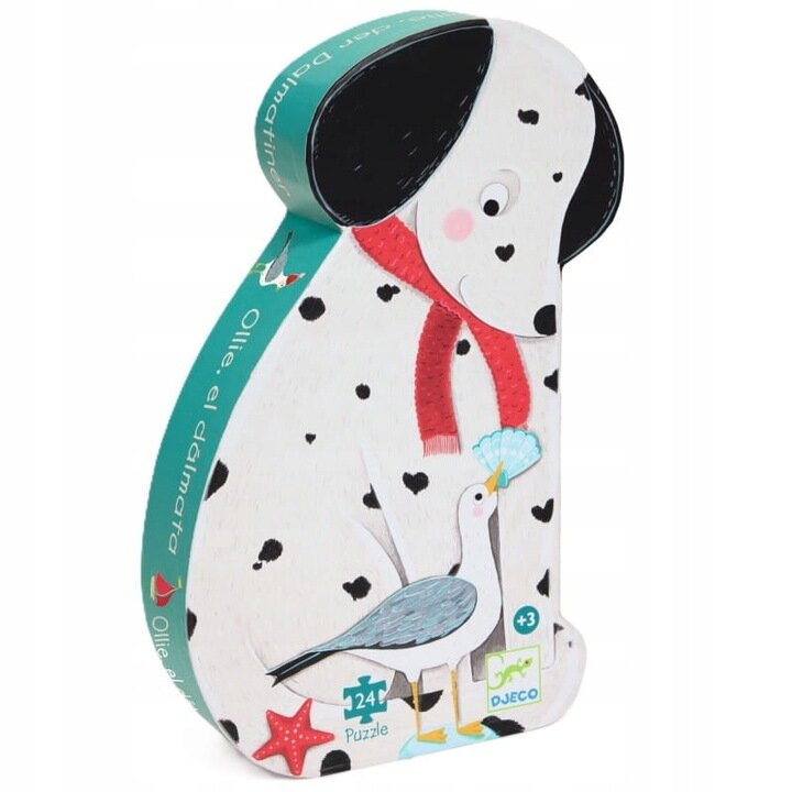 Пазл для детей Djeco - "Далматинец Олли" в декоративной коробке с изображением далматинца, 24 эл.- 3070900072862
