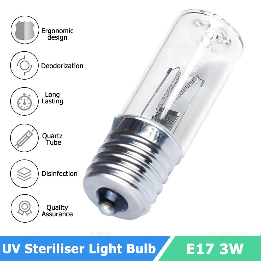 Бактерицидные лампы Aoyuansea E17 3 Вт With Ozone, DC 10V Single Bulb