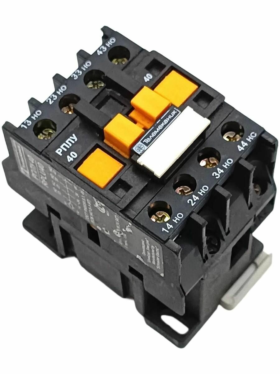 RPLU40M Telemecanique, Вспомогательный контактор (реле): контакты 4НО 10А AC-14/AC-15, Uкат. 220V 50Hz.