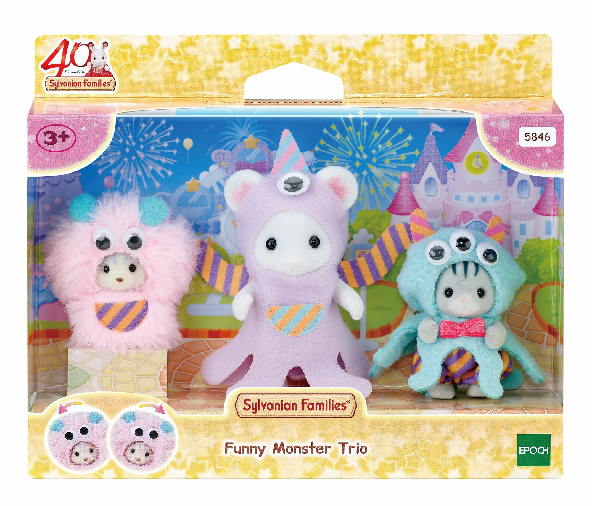 Игровой набор Sylvanian Families "Малыши в костюмах монстров", для детей 3-7 лет