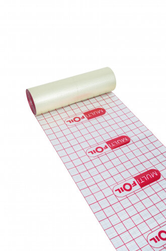 Отражающая изоляция подложка для теплого пола Multifoil 4мм. 1.2*25м (рулон 30 м2)