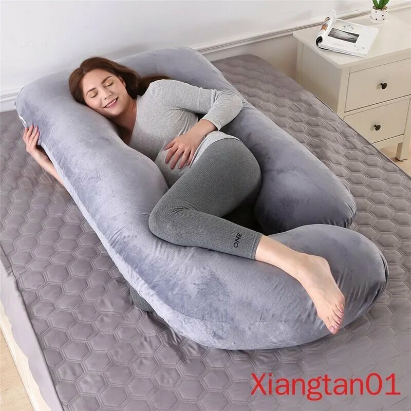 Подушка для беременных и кормящих 80x180 см, 7-зональная пена Comfort