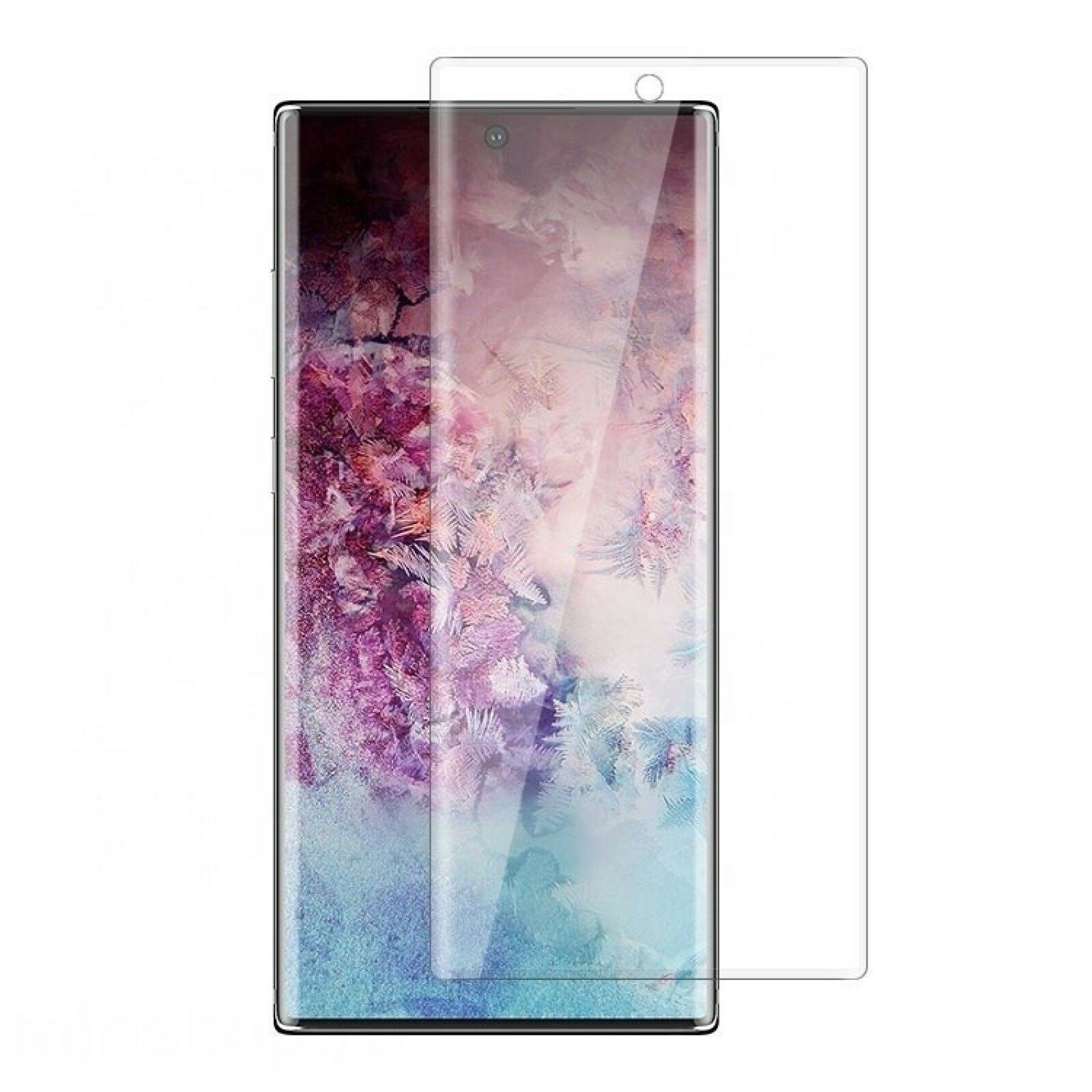3D защитная пленка MyPads с закругленными краями для Samsung Galaxy Note 10, глянцевая