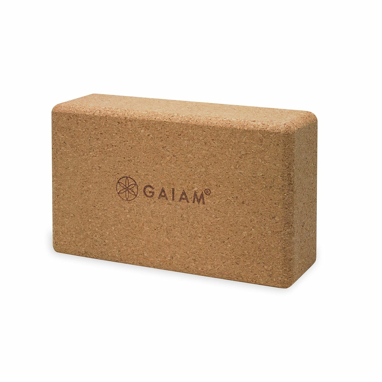 Пробковый куб Gaiam Decathlon Yoga Cube, цвет NATURAL WOOD, новый