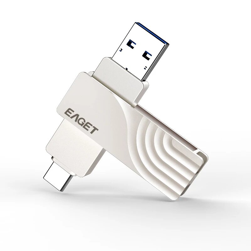EAGET CF30 USB флешка 128 ГБ 64 ГБ