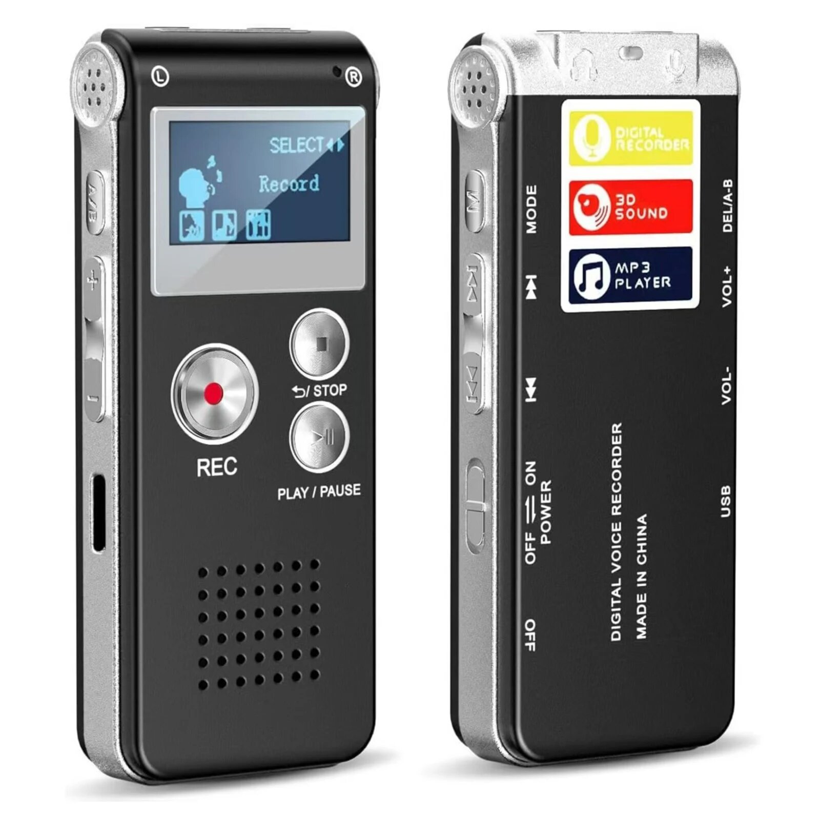 Цифровой диктофон USB 64 ГБ
