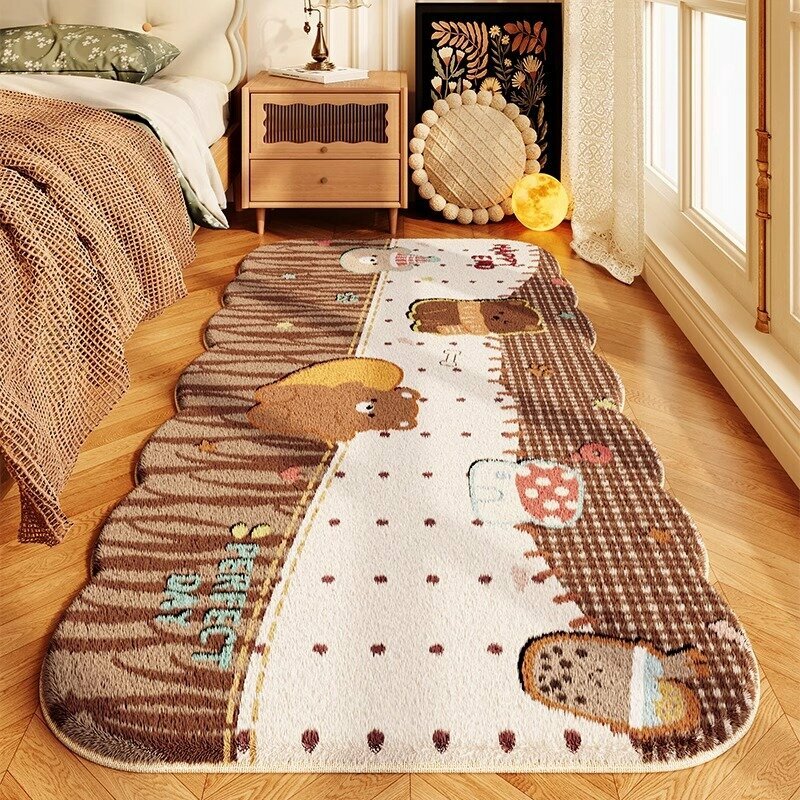 FILIGRANA Прикроватный коврик Maillard, высококачественный толстый плюшевый коврик, 60*120 см.