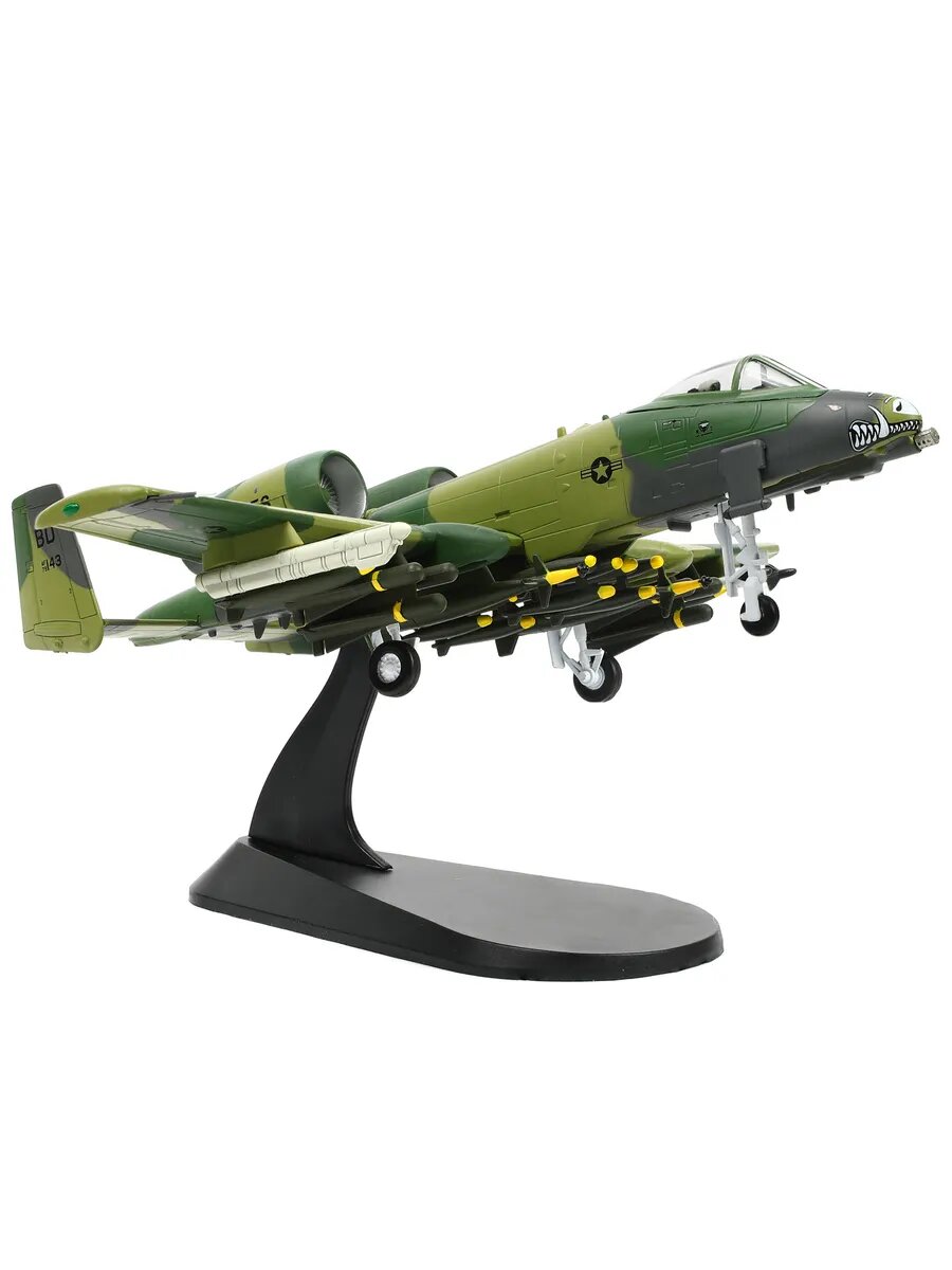 Штурмовик A-10 Thunderbolt II 1:100 металлическая модель