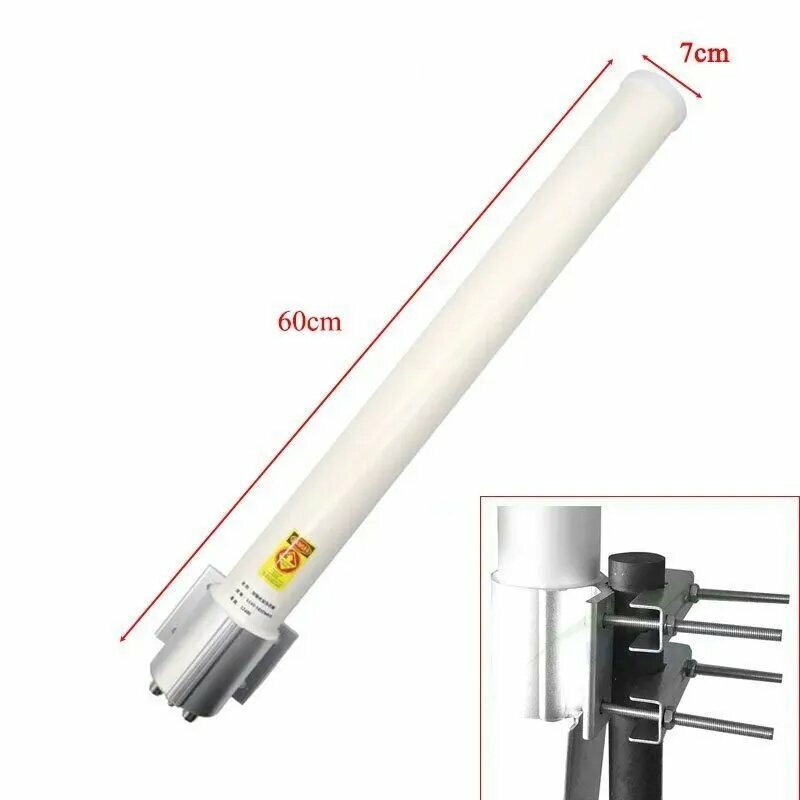 Антенна MIMO 5G/5.8 ГГц двойная поляризация 26dBi - Всенаправленная Wi-Fi антенна 4900-5850 МГц (2xN-разъем), совместимость с UBNT Rocket M5, MikroTik, TP-Link, Huawei Оборудование для установки сети