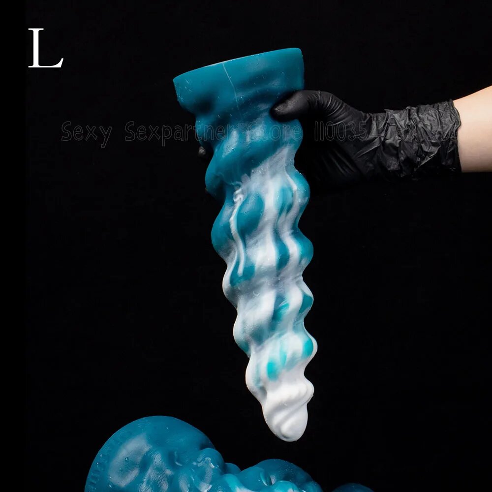 Силиконовый фаллоимитатор для пениса, толстый огромный фаллоимитатор для женщин и мужчин, L